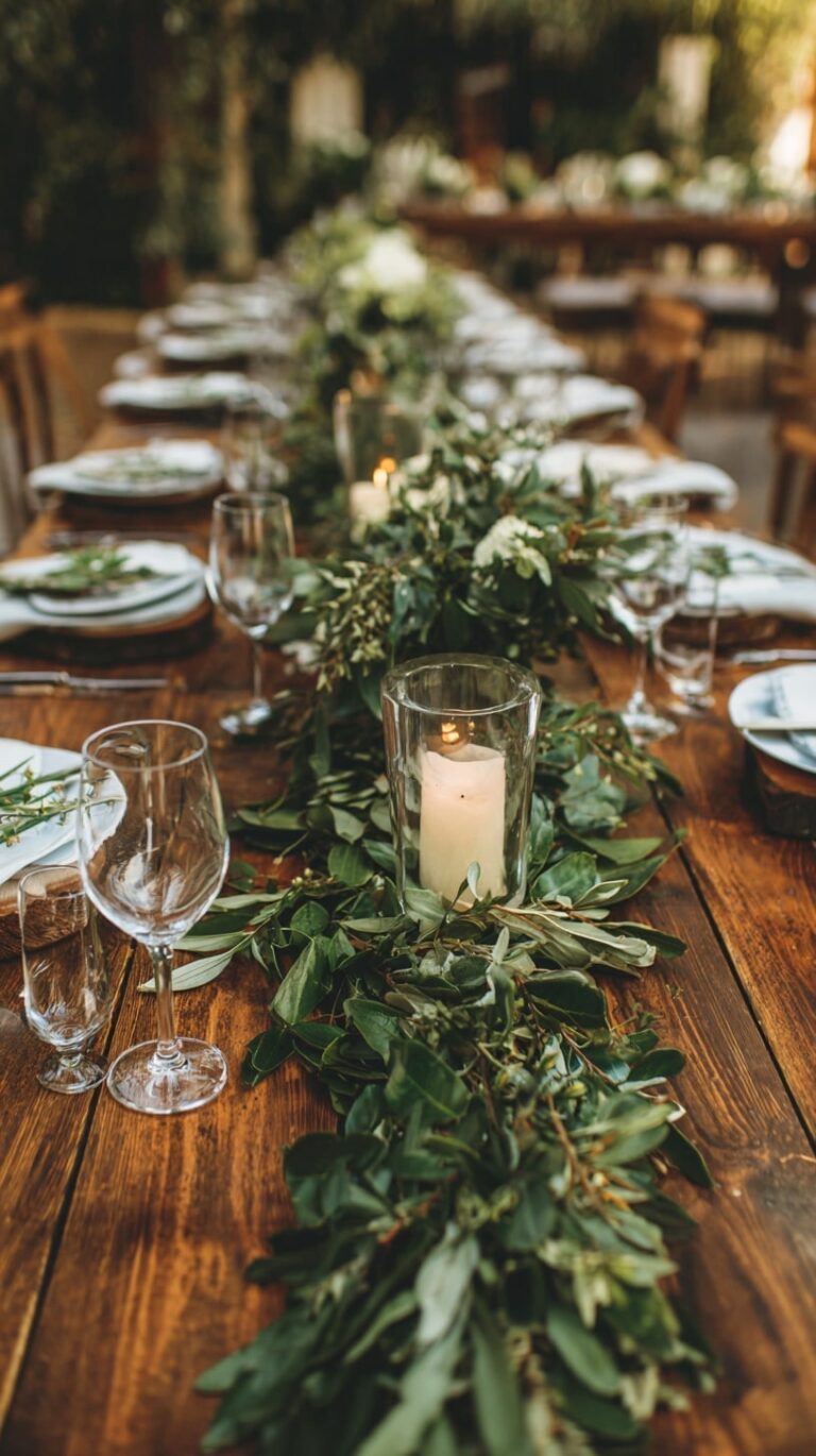 18 Beautiful Sage Green Wedding Table Setting Ideas